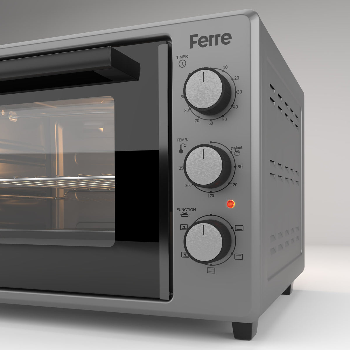 Ferre 35500 LGM - 35L Turbo Mini Oven - Grey | Ferre Cooker