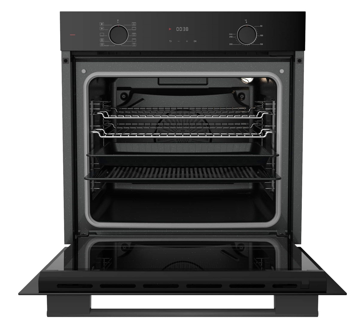Ferre 60cm Electric Built-in Oven & 60cm Ceramic Hob (1 Dual Zone ...