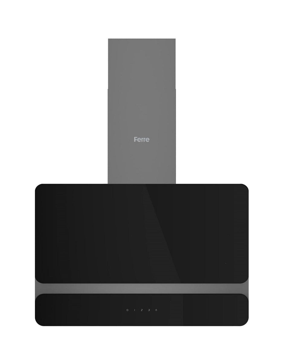 Ferre DLTCH-BL 60cm Cooker Hood - Dual Plane - Touch Control - Black ...